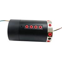 China 8 pneumatic lines and 5 signal channels Integrated slip ring with 30mm through-bore and 200rpm speed for the rotary transmission of air and solenoid valve signals for sale