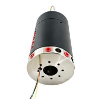 China 8 pneumatic lines and 5 signal channels Integrated slip ring with 30mm through-bore and 200rpm speed for the rotary transmission of air and solenoid valve signals for sale