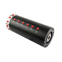 China 12-channel pneumatic slip ring  with 6mm center bore and disc-style design for automated assembly and rotary fixture applications for sale