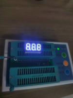 China 0.36 Inch Triple Digit Numeric Display with White Source Color and Low Power Consumption for sale