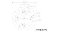 China OD200mm motor rotor and stator Custom Various models motor core High quality silicon steel rotor and stator for sale