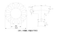 China OD122mm small inertia motor rotor and stator Custom Various models motor core High quality silicon steel rotor and stat for sale