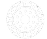China Metal Laser Cut Motor Laminations Electric Motor Stator Core Back Iron for sale