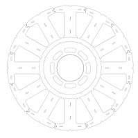 China Precision Laser Cut Motor Laminations Stamping Rotor Stator Core Servo Robot Spindle for sale