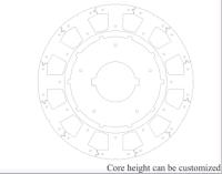 China Machine Tool Motor Core Stamping Rotor Servo Diy Stator Laminations Stack for sale