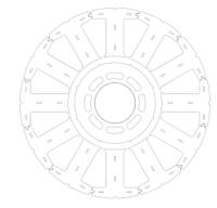 China Electric Motor Rotor Core For Machine Tool Servo Rotor And Stator Assembly for sale