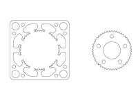 China 14mm NEMA6  Stepper Motor Stator Stamping Rotor Stator Laminations 14.3x14.3mm for sale