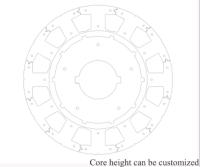 China BLDC  AC Servo Motor Rotor Core Material Brushless 85mm Outer diameter for sale