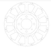 China OD103mm Factory outlet motor rotor and stator Custom Various models motor core High quality silicon steel rotor and stat for sale