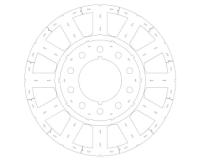 China 12 Slot Silicon Steel Sheet Iron Core Brushless AC Servo Motor Stator Rotor for sale