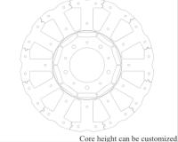 China Stator Electric Motor Lamination Material B35A300 For Servo 3C Industry T Motor for sale