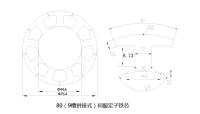 China 7.8mm Pole Electric Motor Stator And Rotor Manufacturer For Brushless AC Servo iron for sale