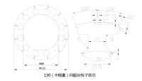 China 122mmOD Customized High quality industrial motor stator and rotor for Industrial control motor for sale