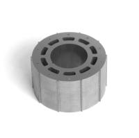 China Diameter 122mm Motor Rotor Core Material Iron Brushless AC Servo 80mm Inner for sale