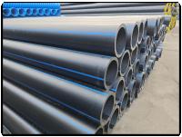 China 75mm 110mm PE Water Supply Pipe Corrosion Resistant Polyethylene Water Pipe for sale