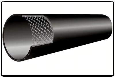 China Corrosion Resistant Steel Reinforced HDPE Pipe Municipal Steel Wire Skeleton PE Pipe for sale