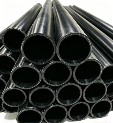 China DN50 to DN630 High Security SRPE Pipe / Steel Skeleton Reinforced PE Pipe for sale