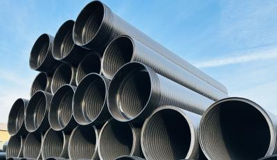 China 200mm-800mm HDPE Double Wall Corrugated Pipe Large Diameter for sale