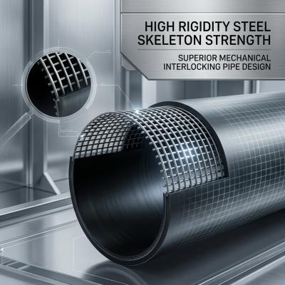 China Composite Polyethylene Gas Pipe SRPE Pipe For Mining Slurry Transport for sale