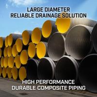 China DN400mm DN500mm DN600mm Polypropylene Waste Water Pipe Pe Drainage Pipe for sale