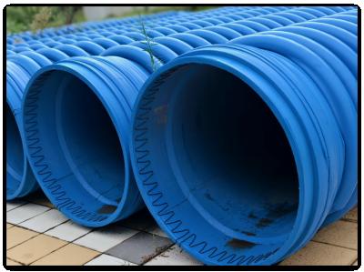 China SN16 SN12.5 Ring Krah Pipe DN1000 - DN3000 Large Diameter Polyethylene Pipe for sale