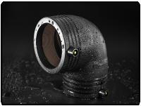 China PE100 PE100-RC 90 Degree Elbow Electrofusion Pipe Fittings For Water Supply for sale