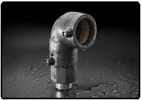 China Electrofusion Male 90 Degree Threaded Elbow PE100 HDPE Pipe Fittings for sale