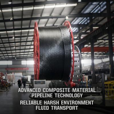 China Corrosion Resistant Spoolable Pipe 1-12in Reinforced Thermoplastic Pipe RTP for sale