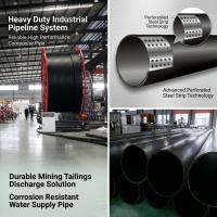 China Natural Gas Perforated Polyethylene Pipe 1.6MPa Advanced Drainage Polyethylene Pipe for sale