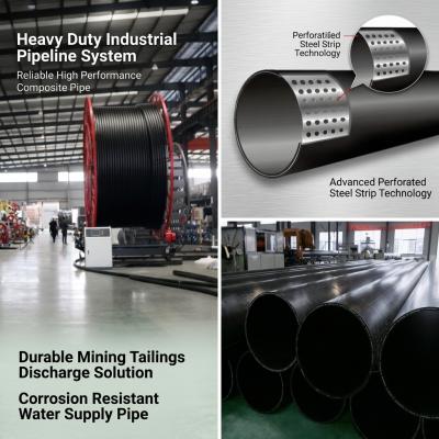 China Natural Gas Perforated Polyethylene Pipe 1.6MPa Advanced Drainage Polyethylene Pipe for sale