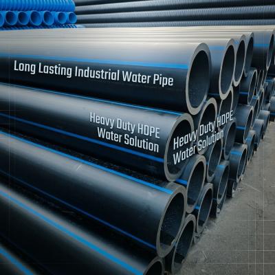 China Customizable PE Sewer Pipe 6m 9m 12m PE Pipe For Water Supply for sale