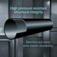 China 0.8MPa-3.5MPa Reinforced HDPE Pipe Steel Mesh HDPE Oilfield Pipe for sale