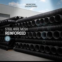 China Spiral Winding Krah Pipe Chemical Resistant HDPE Storm Sewer Pipe for sale
