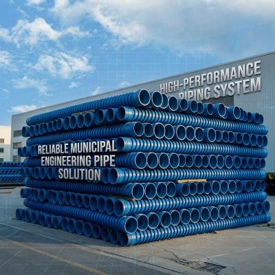 China Urban Infrastructure Krah Pipe Spiral Structured Wall Pipe Electrofusion for sale