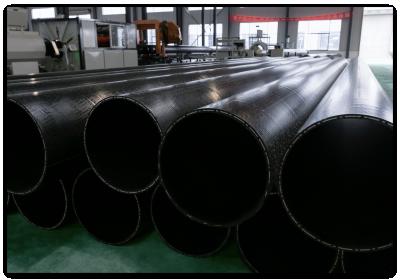 China Perforated Steel Strip Reinforced PE Composite Pipe For Municipal Infrastructure for sale