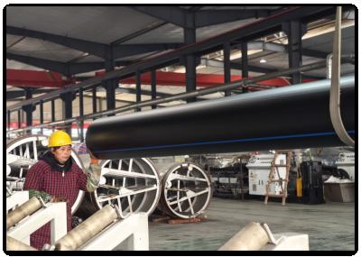 China Polyethylene Municipal Water Pipe High Density PE Water Supply Pipe Chemical Resistance for sale