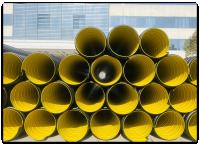 China Deep Buried Municipal Sewer Pipe Helical PE Corrugated Pipe High Stiffness for sale