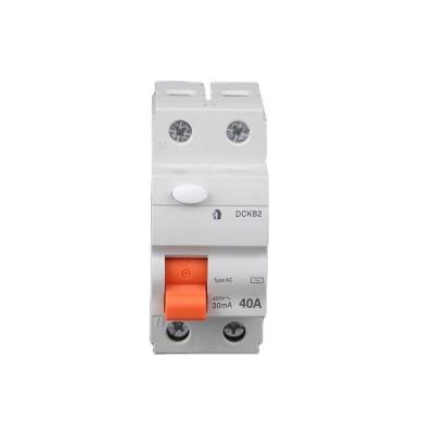 China RCCB Residual Current Circuit Breaker 30ma 300ma 63amp 2 Pole MCB 40A for sale