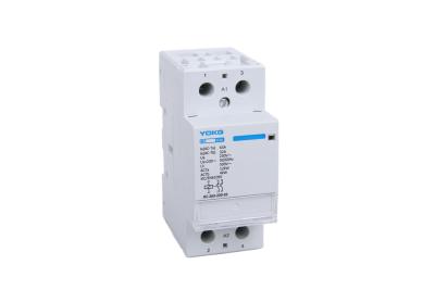 China NO NC AC 4P 25A Household 380V Din Rail Modular Contactor 220V/230V 50/60Hz for sale