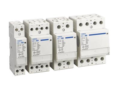 China 63A Rated Current Silver Point AC Contactor With 4KV Rated Impulse Withstand Voltage for sale