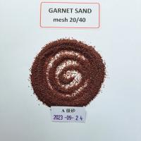 China 20-40 mesh Garnet Sand for Sandblasting: Natural Abrasive medium, Mohs 7.0-7.5, Sa2.5-3 for sale