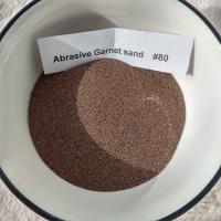 China CNC waterjet cutting Abrasive medium Garnet sand mesh 80 washed 4 times for sale