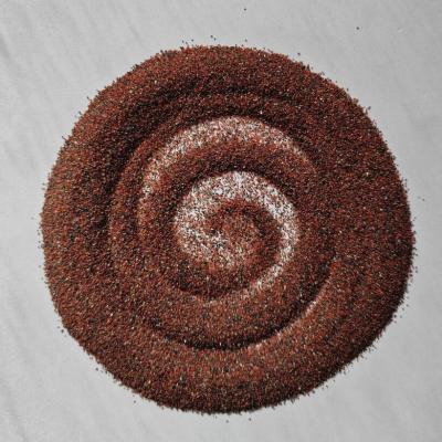 China Garnet Sand mesh 30/60 for Sandblasting: Natural Abrasive medium, Mohs 7.0-7.5, Sa2.5-3 for sale