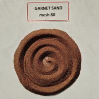China CNC waterjet cutting Abrasive medium Garnet sand mesh 80 for sale