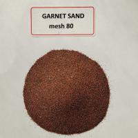 China CNC waterjet cutting Abrasive medium Garnet sand mesh 80 HS code 25132000 for sale
