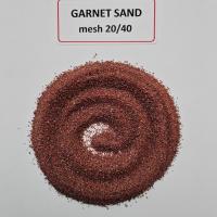 China Garnet Sand mesh 20/40 Abrasive for Sandblasting: Natural Abrasive medium, Mohs 7.0-7.5, Sa2.5-3 for sale