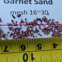 China Garnet Sand mesh 16/30 Abrasive for Sandblasting: Natural Abrasive medium, Mohs 7.0-7.5, Sa2.5-3 for sale
