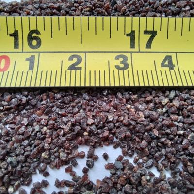 China Garnet Sand mesh 16/30 Abrasive for Sandblasting: Natural Abrasive medium, Mohs 7.0-7.5, Sa2.5-3 for sale