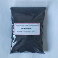 China Lost wax casting sand fused bauxite beads sand ceramsite foundry sand beads fused ceramic sand 40-70 mesh for sale