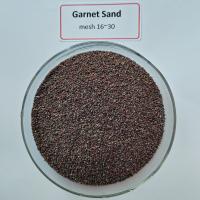 China Garnet Sand mesh 16/30 Abrasive for Sandblasting: Natural Abrasive medium, Mohs 7.0-7.5, Sa2.5-3 for sale